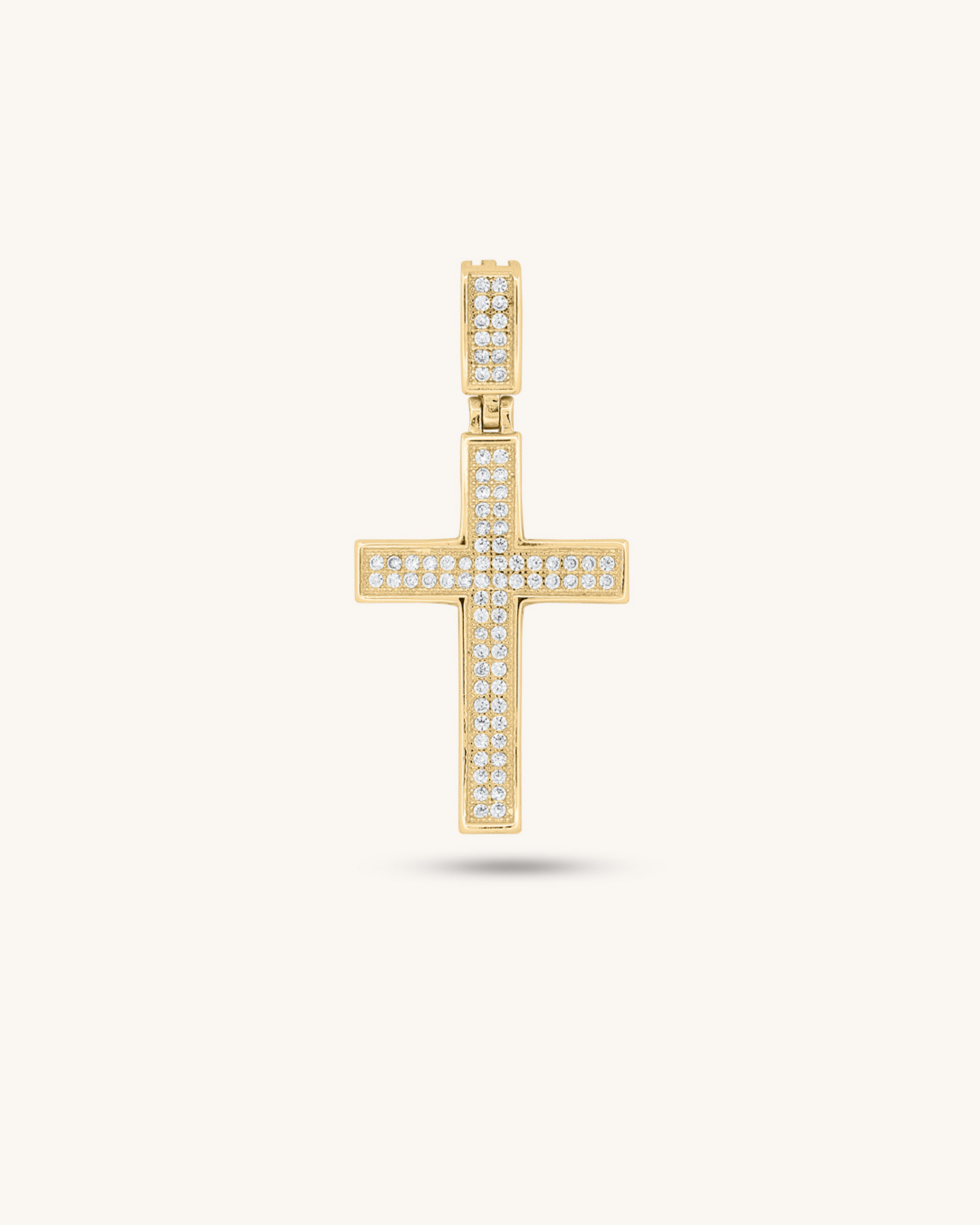 Wavy Cross Pendant